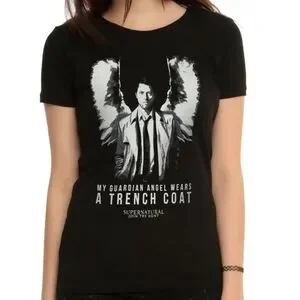 Hot Topic | Tops | Supernatural Castiel My Guardian Angel Wears A ...